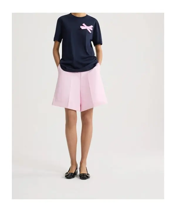 PATOU High Waist Bermuda Shorts