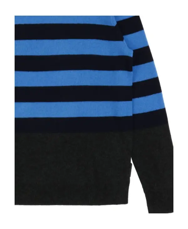 Burberry Striped Crew Neck Sweater