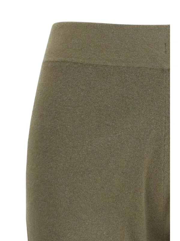 Extreme Cashmere Ribbed Knit Shorts - Army