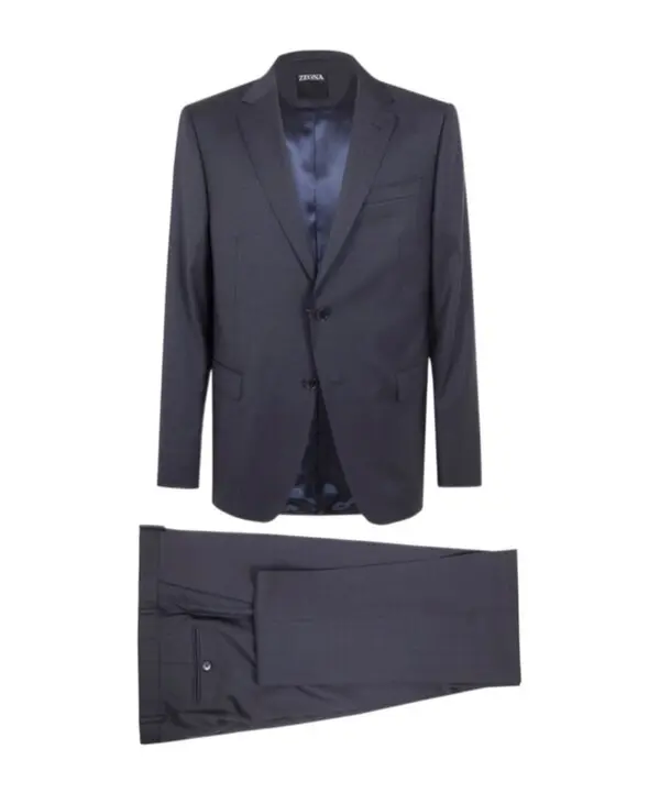 Zegna Single-breasted Suit Set - Black