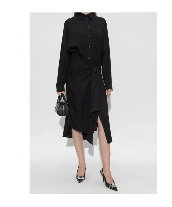 DIESEL® D-iiletta Button Knot Midi Dress