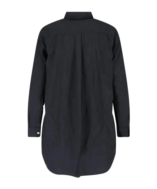 Comme Des Garçons Long Sleeve Shirt With Lapel Collar