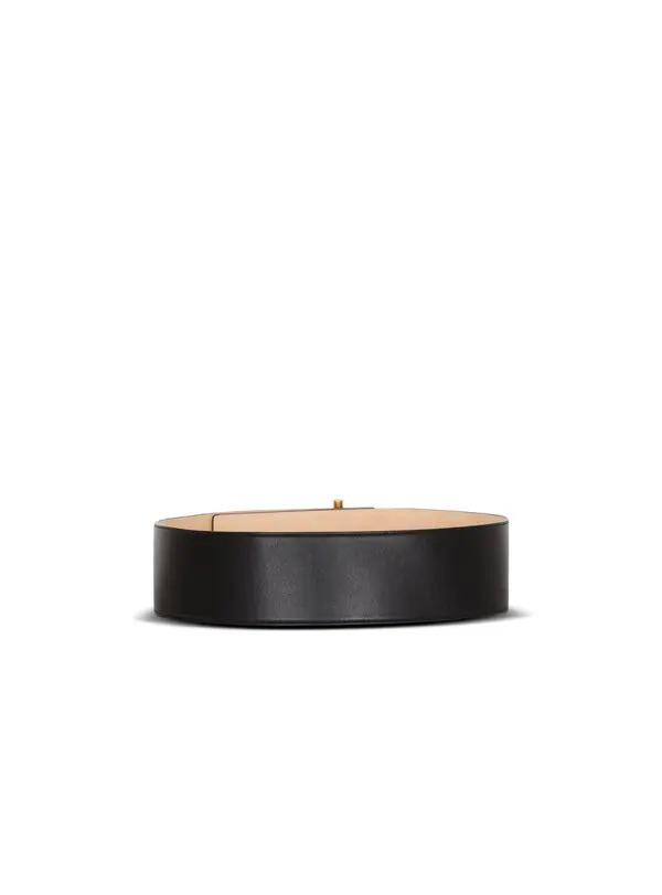 Balmain Calfskin T-bar Belt