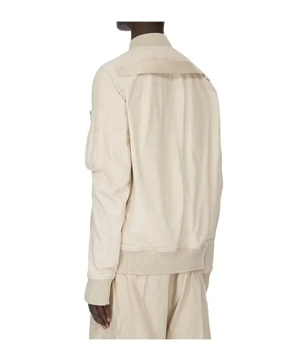 Rick Owens Classic Flight Bomber Jacket - Sand-colored