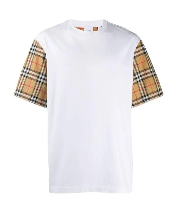 Burberry Vintage Check-sleeve T-shirt - White