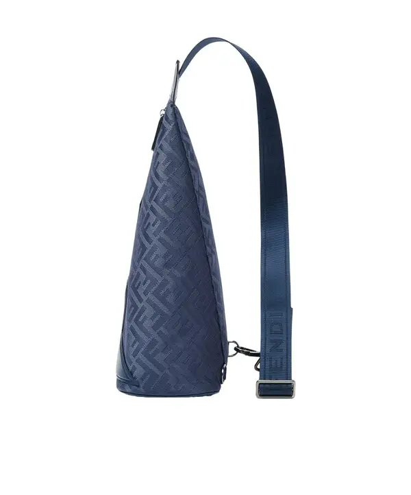 Fendi Ff Cono Large Backpack - Blue