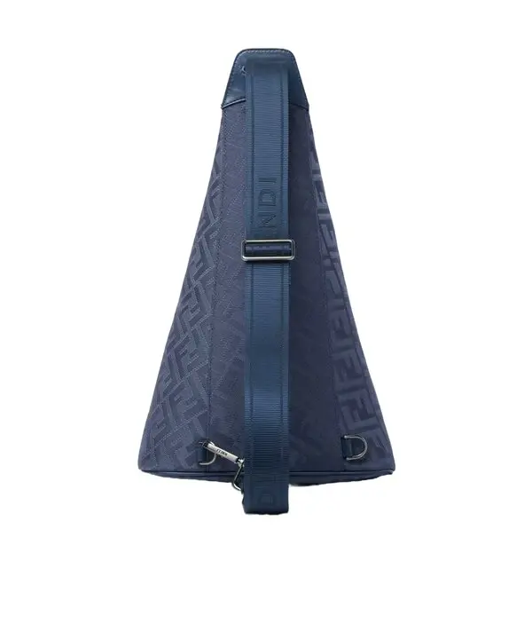 Fendi Ff Cono Large Backpack - Blue