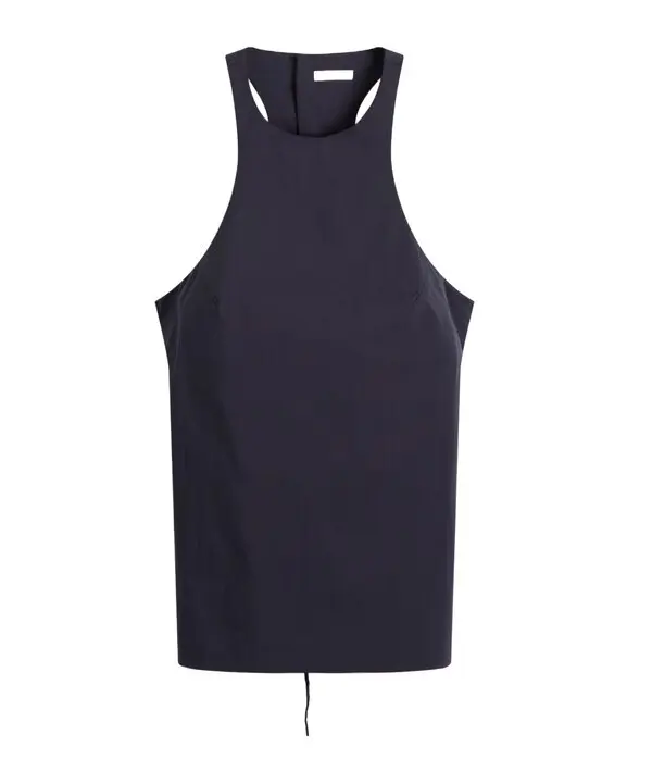 ST. AGNI Sleeveless Top With Round Neck - Black