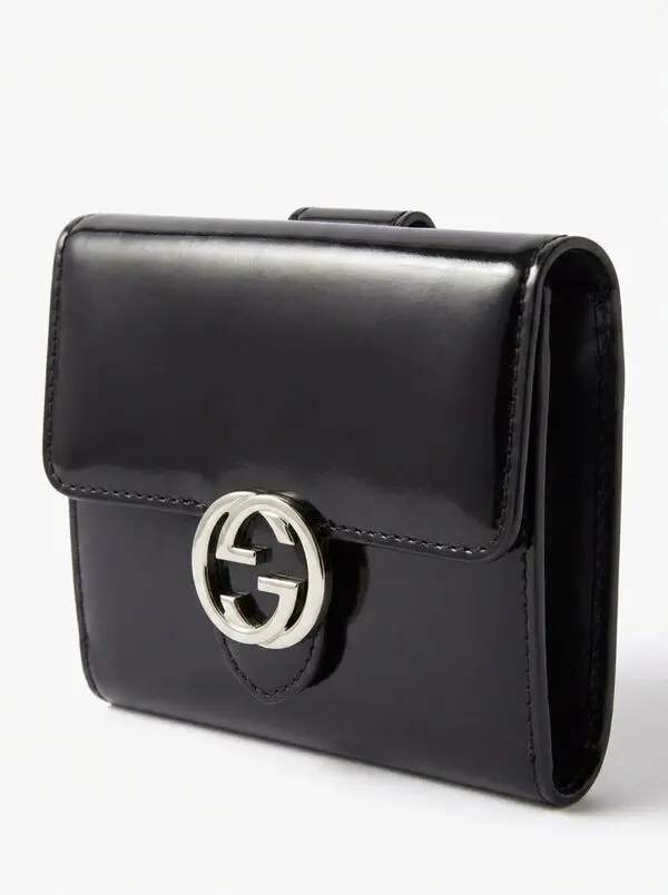 Gucci Logo Wallet - Black