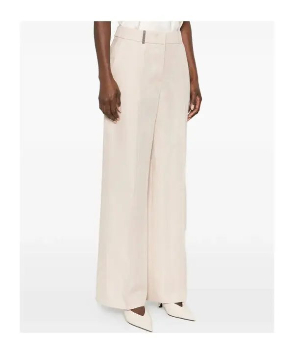 Peserico Wide Leg Tailored Trousers