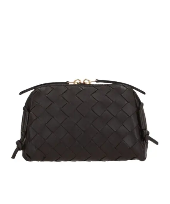 Bottega Veneta Intrecciato Crossbody Bag - Caramel