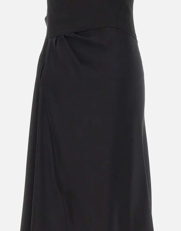 Victoria Beckham Lace Detail Asymmetric Dress
