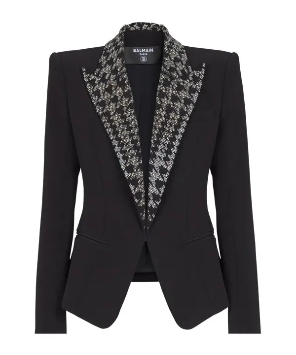 Balmain Embroidered Six-button Jacket