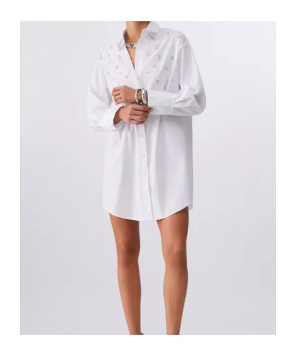 Liu Jo Embellished Shirt Dress