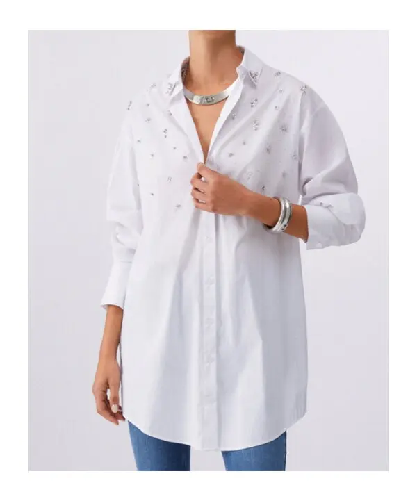 Liu Jo Embellished Shirt Dress