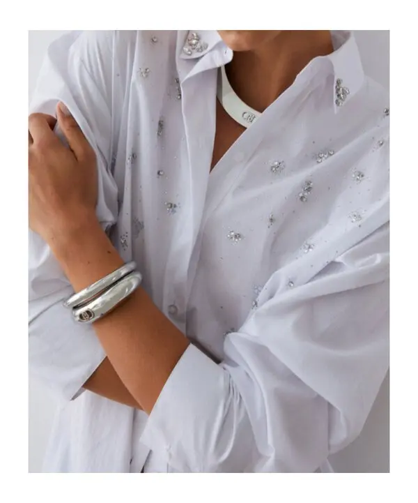Liu Jo Embellished Shirt Dress