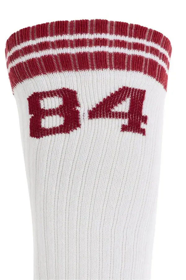 Dolce & Gabbana 84 Logo Ribbed Socks