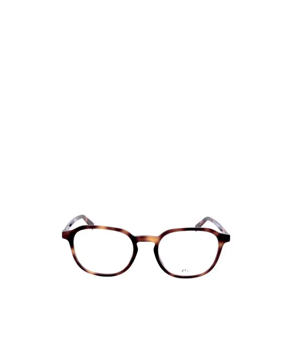 Zegna Square Frame Eyeglasses - White