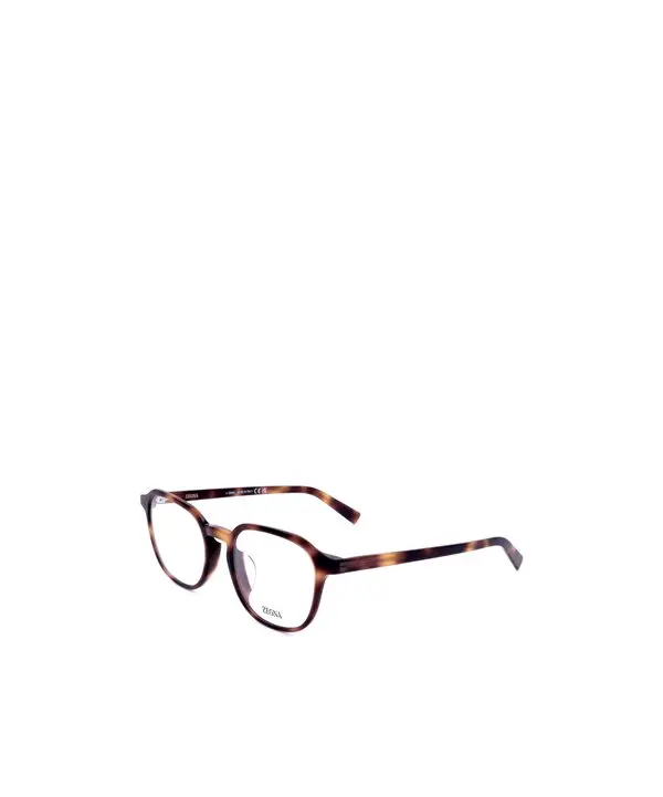 Zegna Square Frame Eyeglasses - White