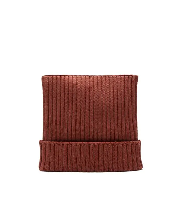 Acne Studios Ribbed Beanie - Brown