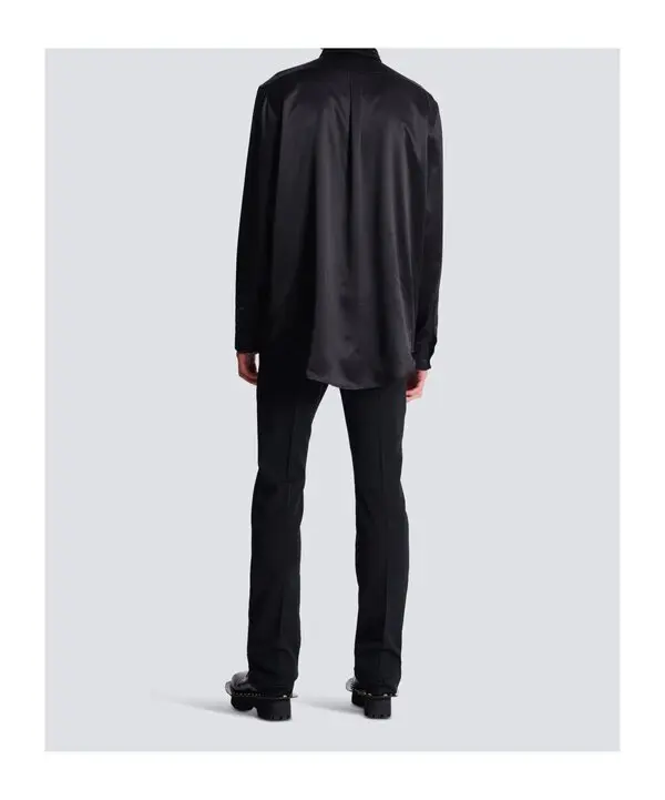 Balmain Embellished Long-sleeve Shirt