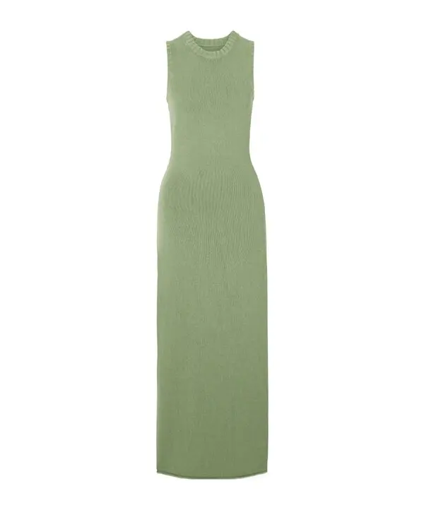 SIR. Lula Open-back Knitted Maxi Dress