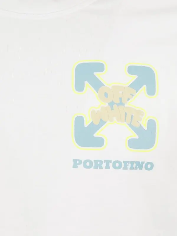 Off-White Logo Printed Crewneck T-shirt