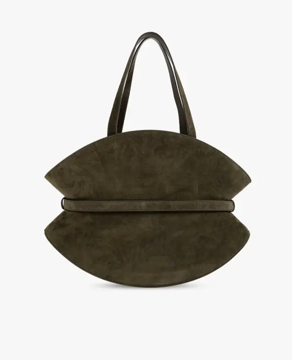 Balmain Shuffle Medium Shoulder Bag - Green