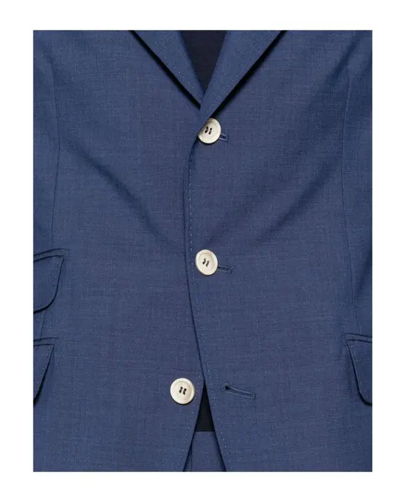 Brunello Cucinelli Deconstructed Cavallo Suit - Blue