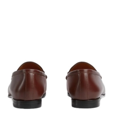 Gucci Jordaan Horsebit Loafers - Dark Brown