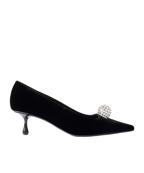 JIMMY CHOO Pointed Toe Embellished High Heel Pumps