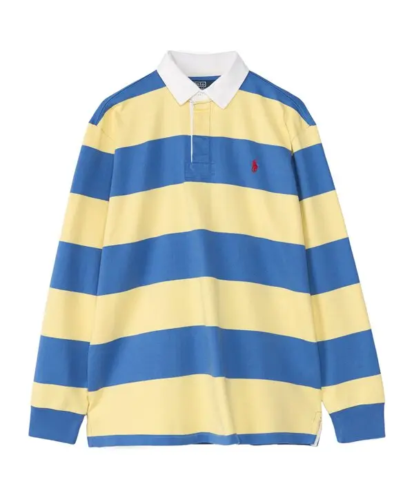 Polo Ralph Lauren Striped Rugby Sweater - Blue