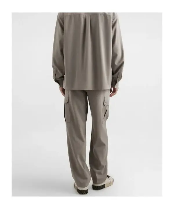 Dolce & Gabbana Pleated Cargo Pants - Gray