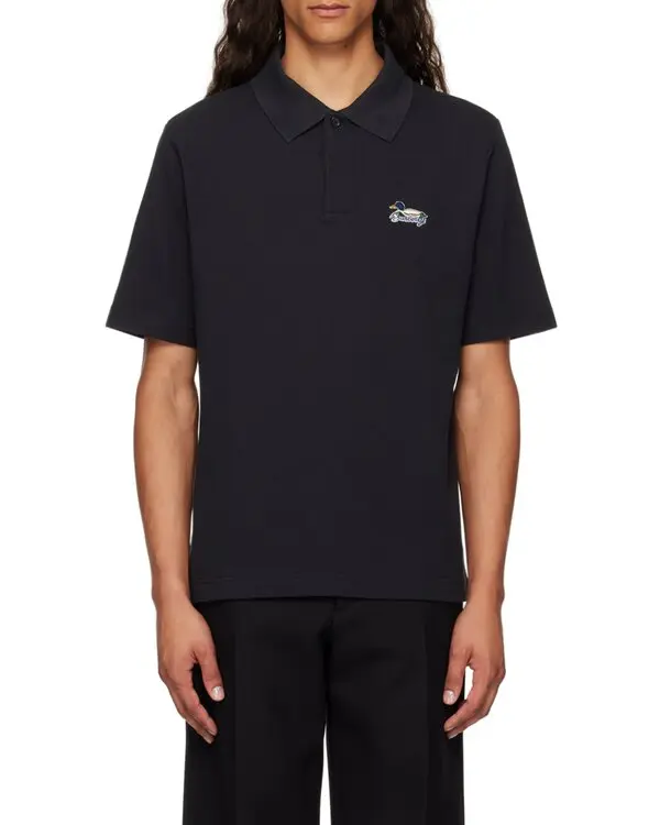 Burberry Logo-patch Short Sleeved Polo Shirt