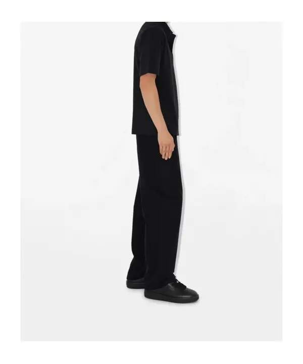 Burberry Logo-patch Short Sleeved Polo Shirt