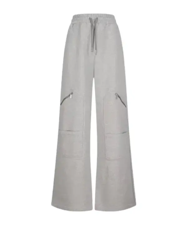 Off-White Zip-pocket Cargo Track Pants - Gray