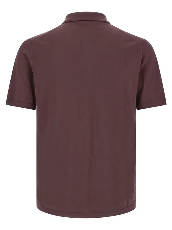 ROBERTO COLLINA Short-sleeve Knitted Shirt