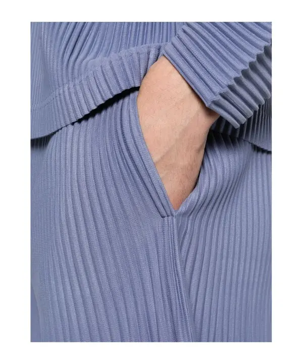 Issey Miyake Pleated Tapered Ankle Length Trousers