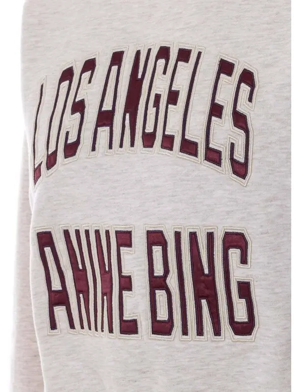 ANINE BING Harry Logo Sweatshirt - Gray