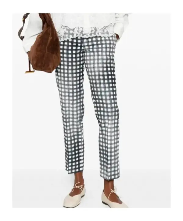 Ermanno Scervino Plaid Trousers - Gray