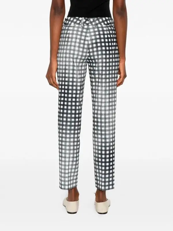 Ermanno Scervino Plaid Trousers - Gray