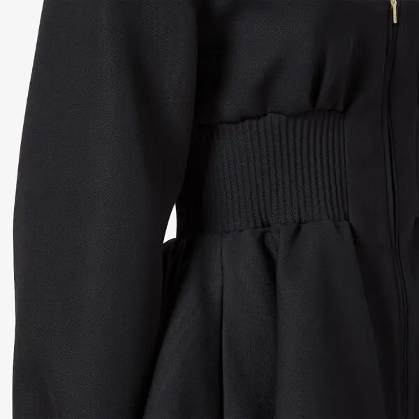 Fendi Peplum Hem Square-neck Jacket