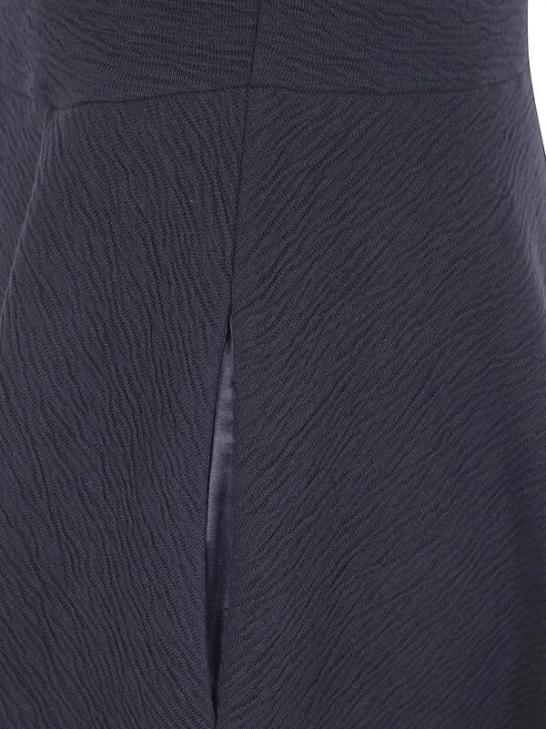 Emporio Armani Textured Sleeveless Dress