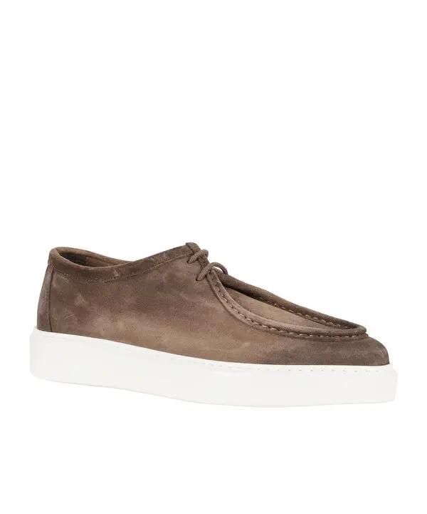 DOUCAL'S Moccasin-style Lace-up Sneakers