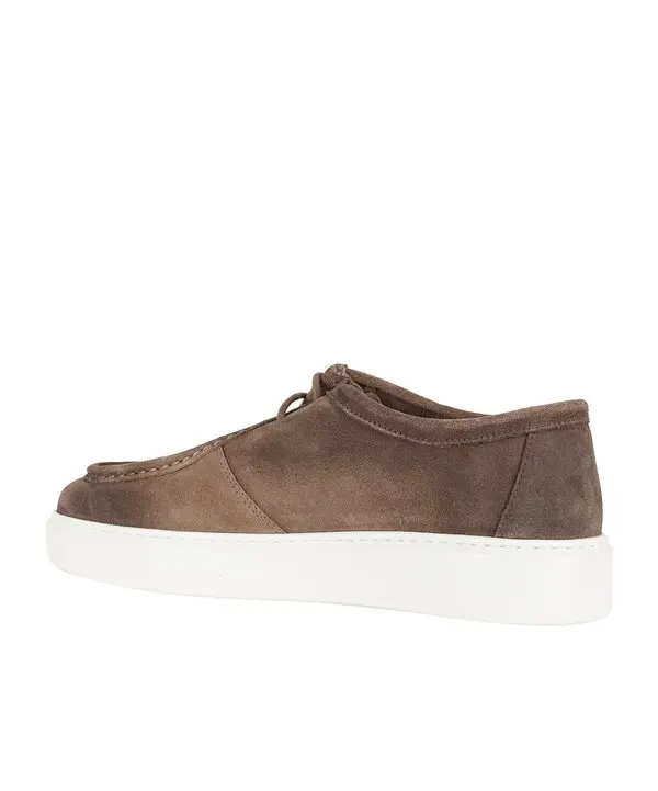 DOUCAL'S Moccasin-style Lace-up Sneakers