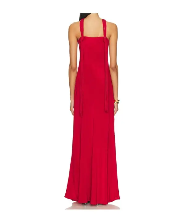 Cult Gaia Phoebe Halterneck Maxi Dress