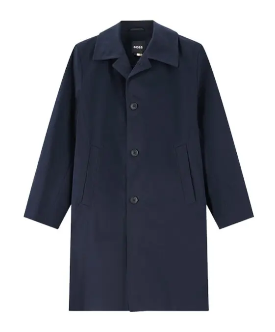 Hugo Boss Long Sleeved Buttoned Coat