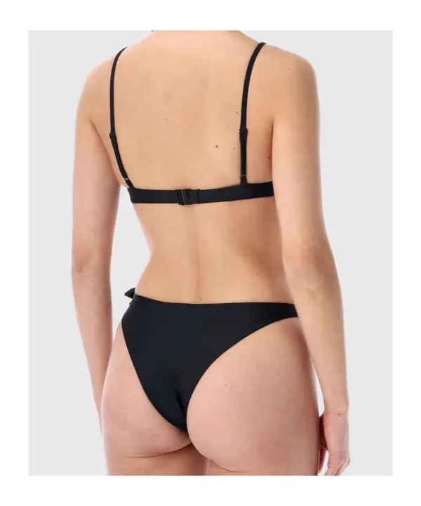 Coperni Flower Bikini Top - Black