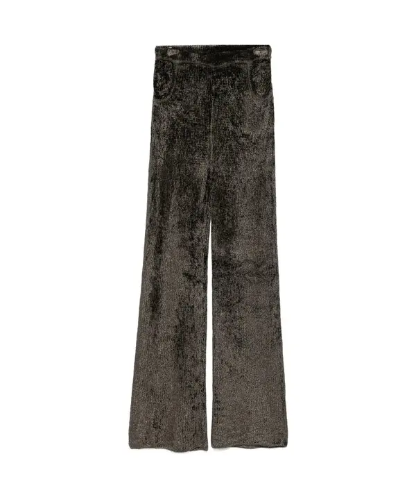 AYA MUSE Knitted Trousers - Black
