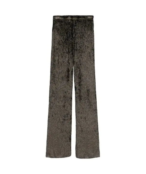 AYA MUSE Knitted Trousers - Black